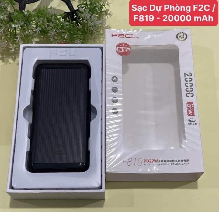 Sạc dự phòng F2C -F819 ( 20000 ) mah | Lazada.vn