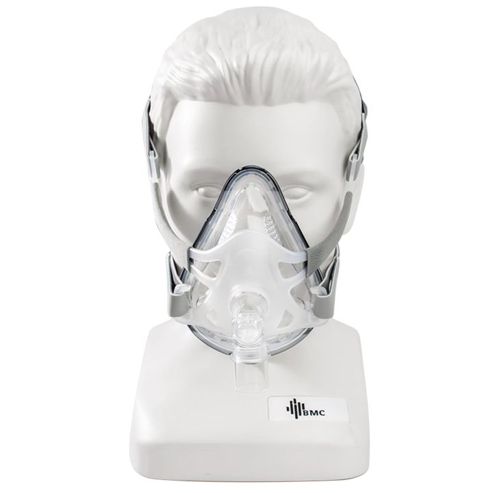 BMC F1A CPAP Full Face Mask APAP BiPAP Silicon Cushions COPD Snoring ...