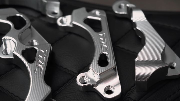 TRC Racing CNC Brake Caliper 2 POT Bracket Only For Yamaha Aerox v1 v2 ...
