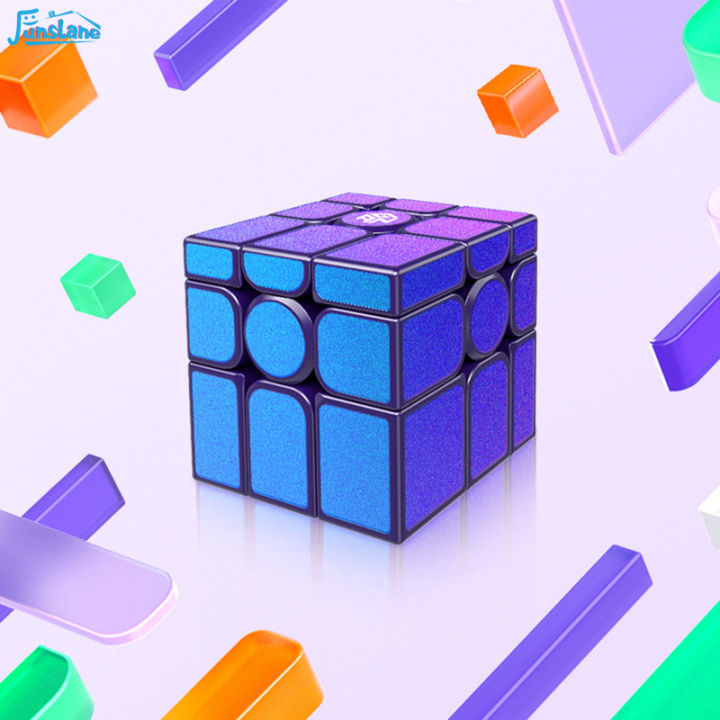 FunsLane Gan กระจก3X3ลูกบาศก์อัจฉริยะเกม Toyแม่เหล็กของเล่นปริศนามือ ...