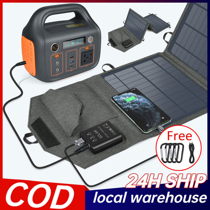 Portable Solar Panel With Charger USB Solar Panel Charger Heavy Duty ...