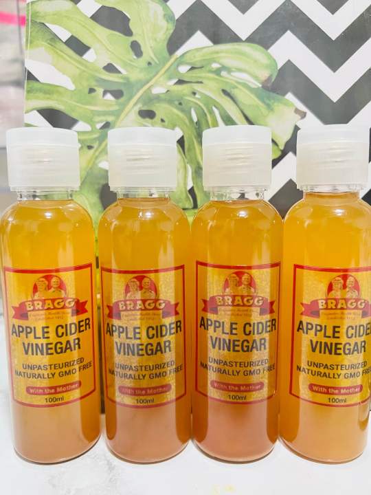 BRAGG Organic Apple Cider Vinegar ‘The Mother’ Repack 50 and 100ml ...