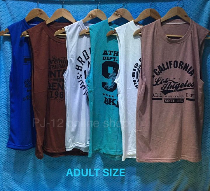 MUSCLE SANDO TEE FOR ADULT SET OF 6PCS 3PCS 2PCS ASSORTED DESIGNS ...