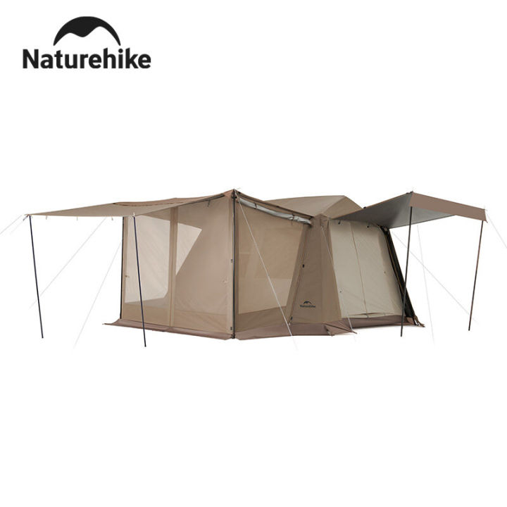 Naturehike Village 6.0 Flagship Model outdoor camping automatic tent Titanium Black Glue 3-4 ...