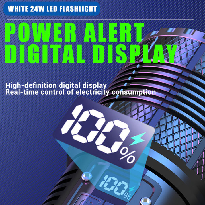 12000000LM 1000W flashlights heavy duty japan emergency light ...