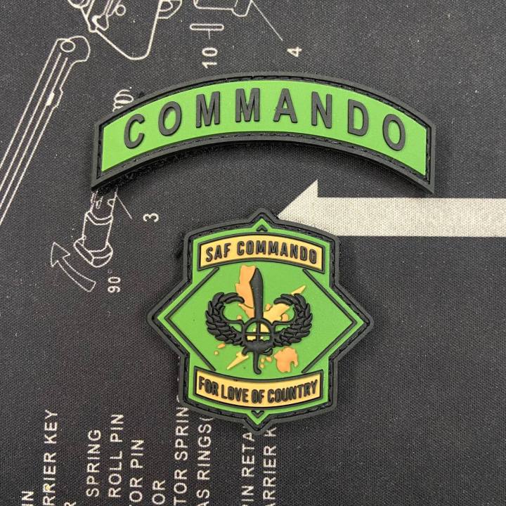 SAF COMMANDO RUBBERIZED PATCH PVC WITH VELCRO | Lazada PH