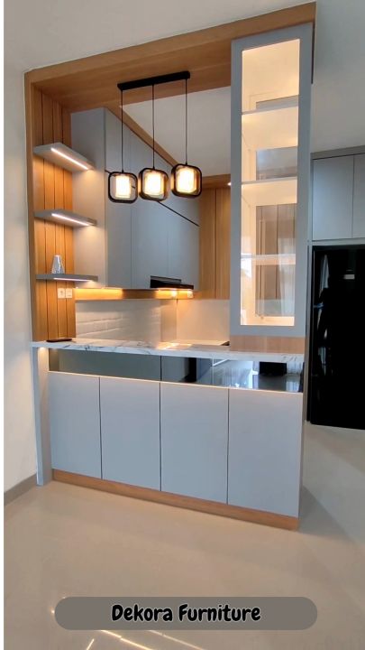 Meja Bar Minimalis Modern / Mini Bar Portable Modern / Mini Bar Dapur ...