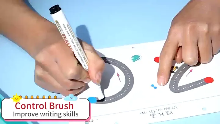 Little Buddy Early Childhood Educational Pen Control Workbook 64-Page ...