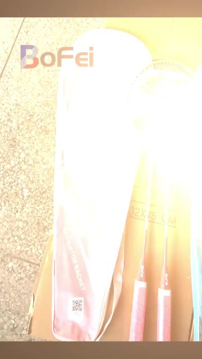 Bofei Badminton Rackets with Feather Shuttlecocks Aluminum Alloy Frame ...