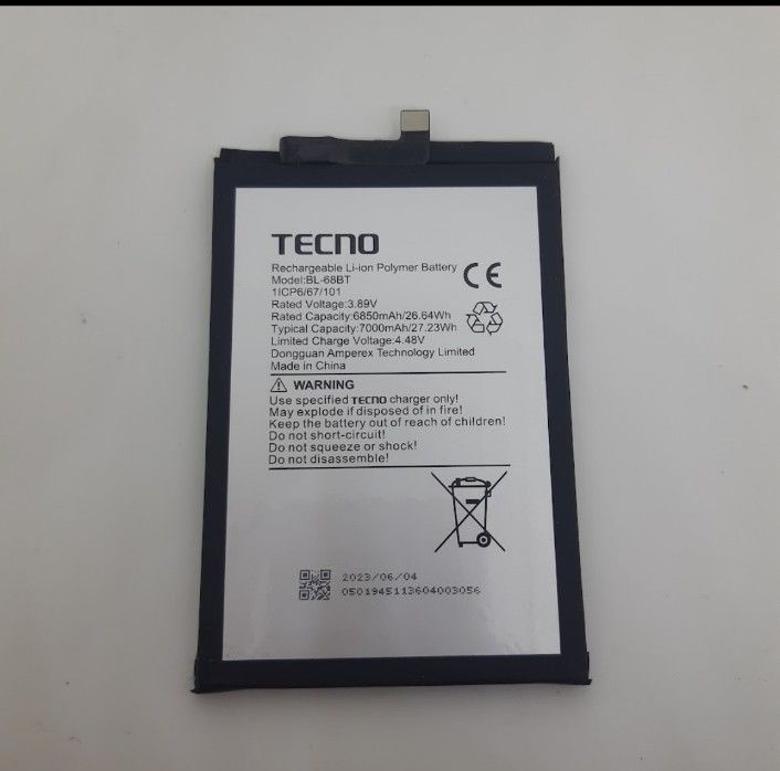 Batre for Tecno Pova Neo 2 Batrai BL68BT LG6N Baterai BL-68BT Battery ...