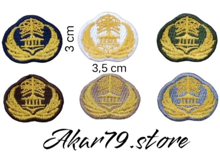 BORDIR BADGE PATCH EMBLEM LOGO ATRIBUT KORPRI | Lazada Indonesia