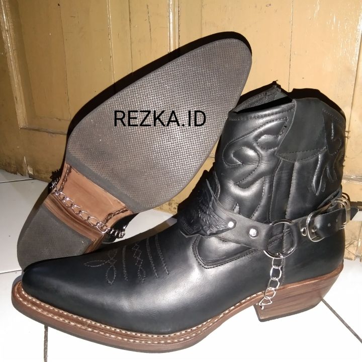 Sepatu Jenggel Pria Kulitan Dengan Full Sol Kulit | Lazada Indonesia