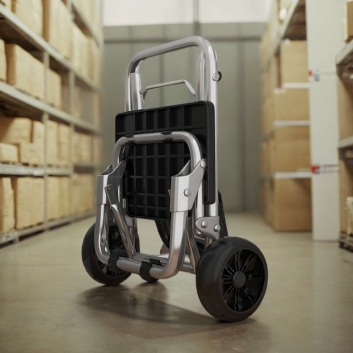 Portable Folding Shopping Cart Small Pulling Car Stair Climbing Hand ...