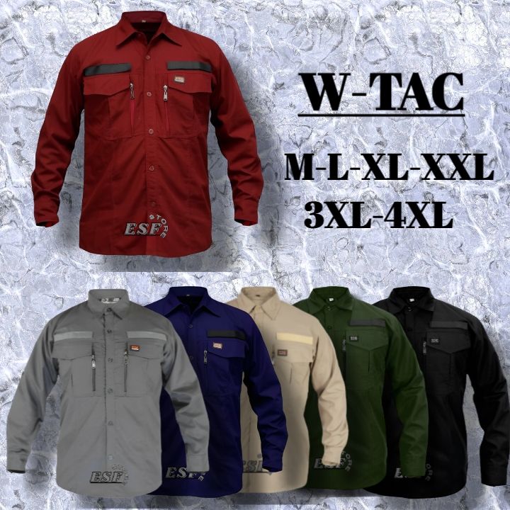 Kemeja Tactical Pria Dewasa | Tactical W-Tac Premium Bahan Ripstop ...