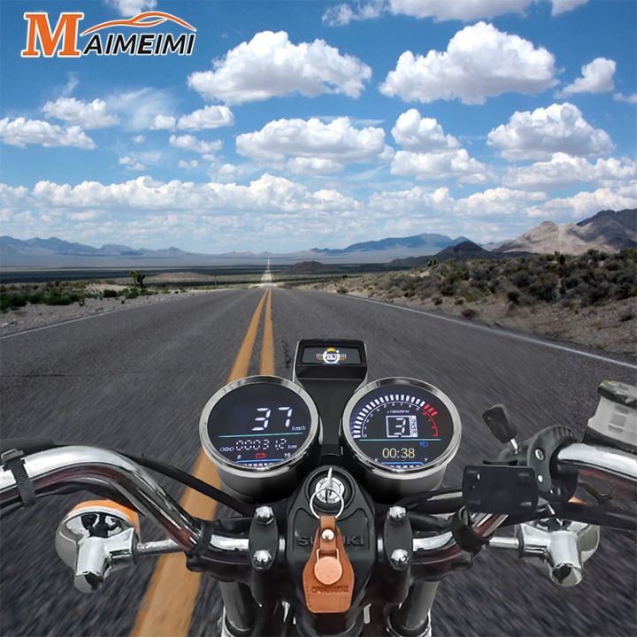 Speedometer Digital Dashboard LED Meter Motorcycle Speed Meter ...
