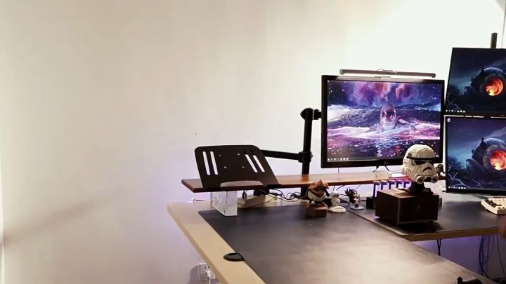 Monitor Stand Monitor Arm Desktop Mount Bracket Laptops Bracket 17”-32 ...