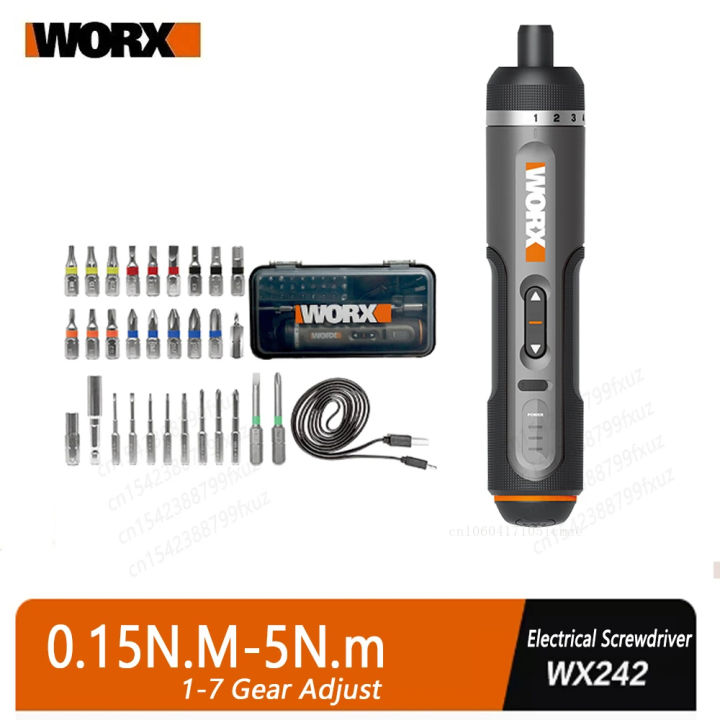 WORX WX242 4V Electrical Screwdriver Set Smart Cordless Electric ...