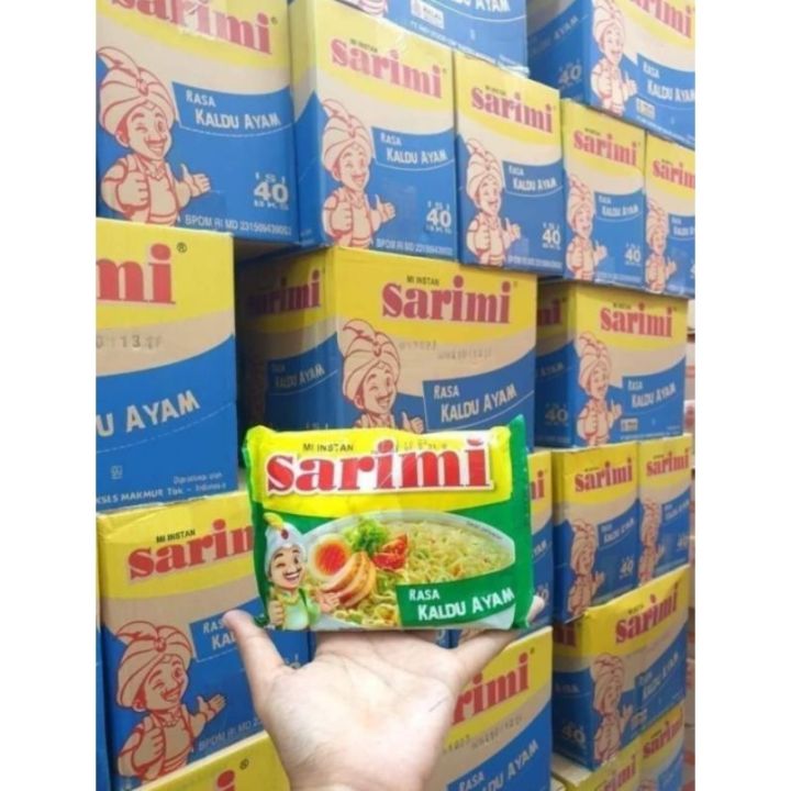 Mie Kuah Instan Sarimi Kaldu Ayam 70 gr Satu Dus isi 40 Pcs | Lazada ...