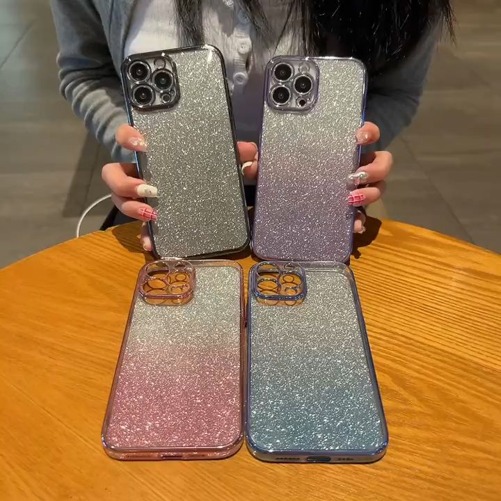 Casing OPPO A79 5G Luxury Gliter TPU Premium Silicon Plating Clear ...