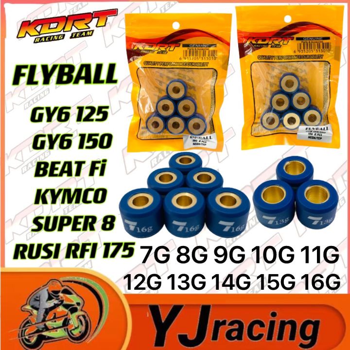 FLYBALL SET KDRT FOR GY6 125 GY6 150 BEAT Fi KYMCO SUPER 8 RUSI RFI 175 ...