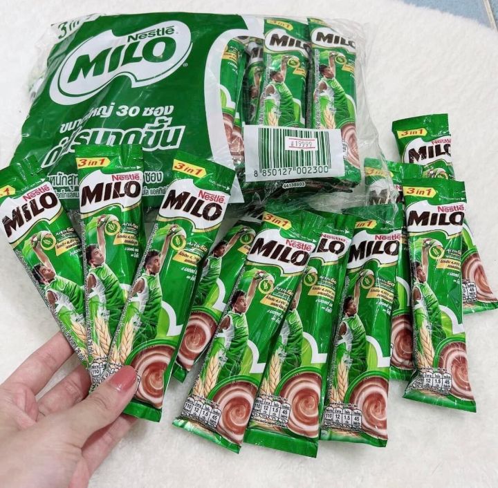 48PCS 12G NESTLE MILO 3 IN 1 INSTANT MILO THAILAND VIRAL ORI THAI HALAL ...