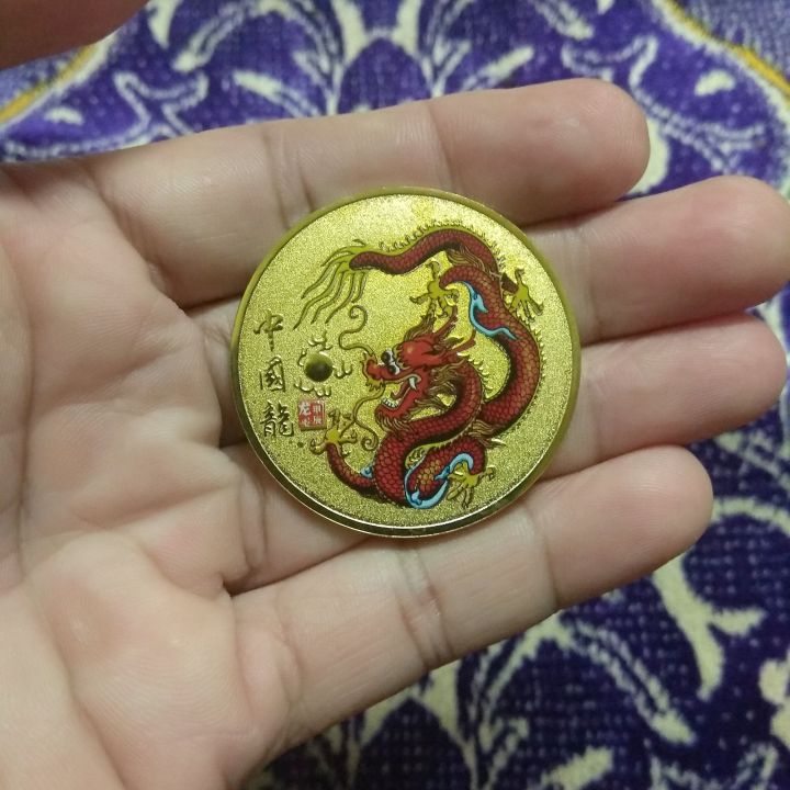 DRAGON Medallion coin CNY 2024 Feng Shui lucky ong Chinese New Year ...