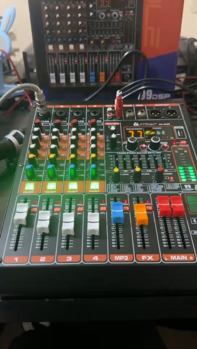 Joson/FT STAR Spider Plus 4 Channel Professional Audio Mixer with +46V ...