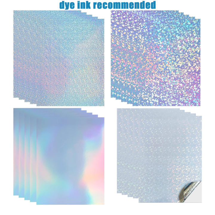Holographic Printable Sticker Paper for Inkjet 10 Pcs Vinyl Sticker ...