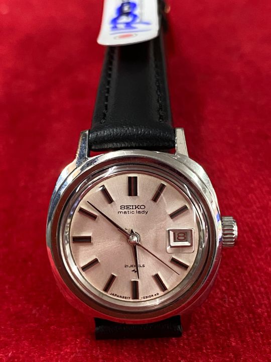 SEIKO matic lady 21 jewels Automatic ตัวเรือนสแตนเลส นาฬิกาผู้หญิง ...
