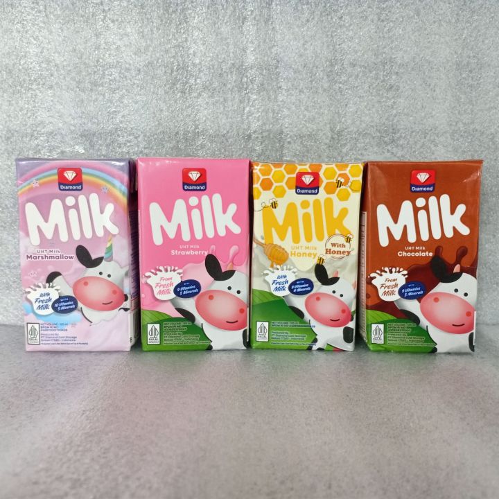 Susu Diamond UHT 125 ml (1 box =40pc) | Lazada Indonesia
