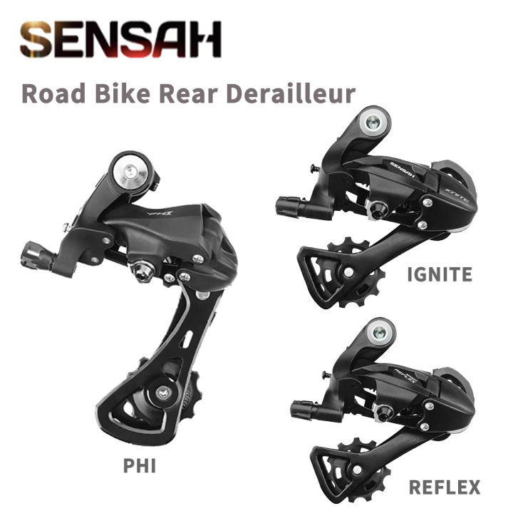 SENSAH Road Bike Derailleur 8 9 10 Speed Road Bike Rear Derailleur ...
