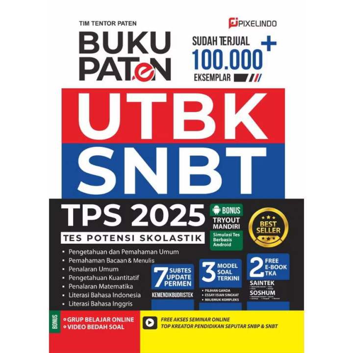 Buku Paten Utbk Snbt 2025 | Lazada Indonesia