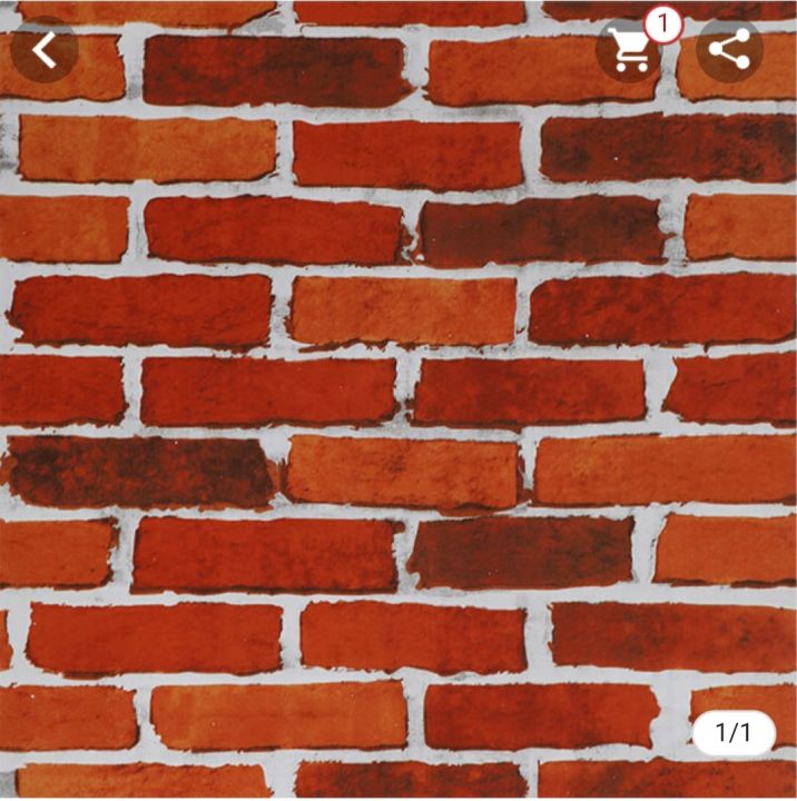 WALLPAPER DINDING MOTIF BATA KOMBINASI 10M X 45CM | Lazada Indonesia