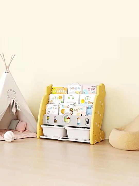 MOLION SNI Organizer Book Rak Tempat Buku Anak 3 Susun Buku Cerita Buku ...