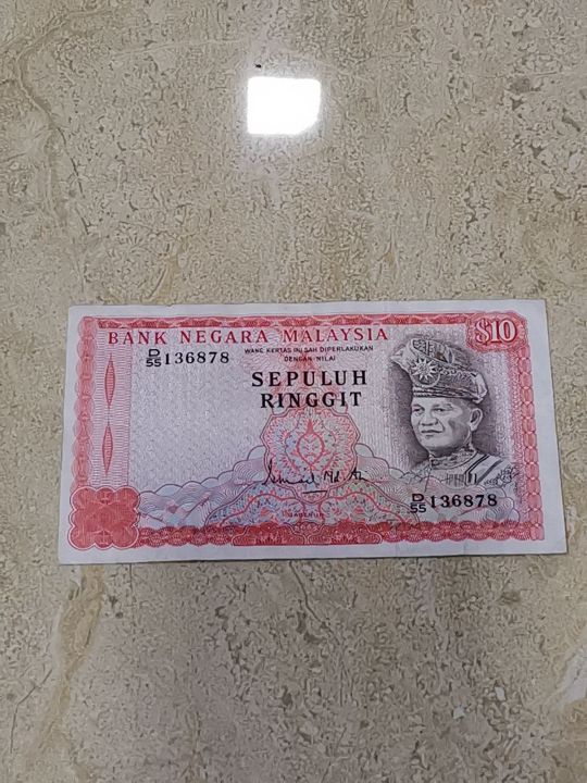 [100% Original] Malaysia 3rd Generation RM10 Old Banknote - EF ...