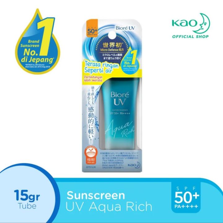 Biore UV Aqua Rich Sunscreen SPF 50 PA +++ | Lazada Indonesia