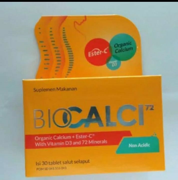 Biocalci botol isi 30 tablet | Lazada Indonesia