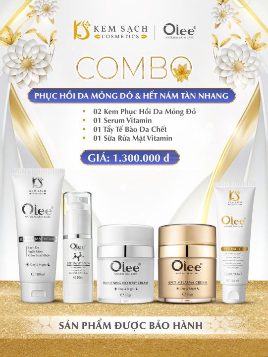 Combo Olee Cao cấp Ngừa nám sạm tàn nhang đồi mồi Dưỡng trắng Phục hồi ...