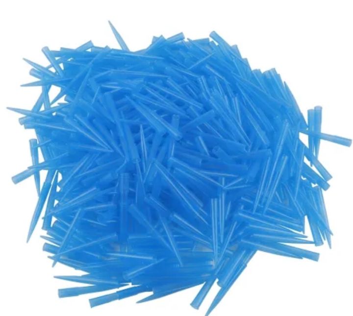 Pipette Tips (Blue Tips) 500pcs Per pack or by 50's for laboratory ...