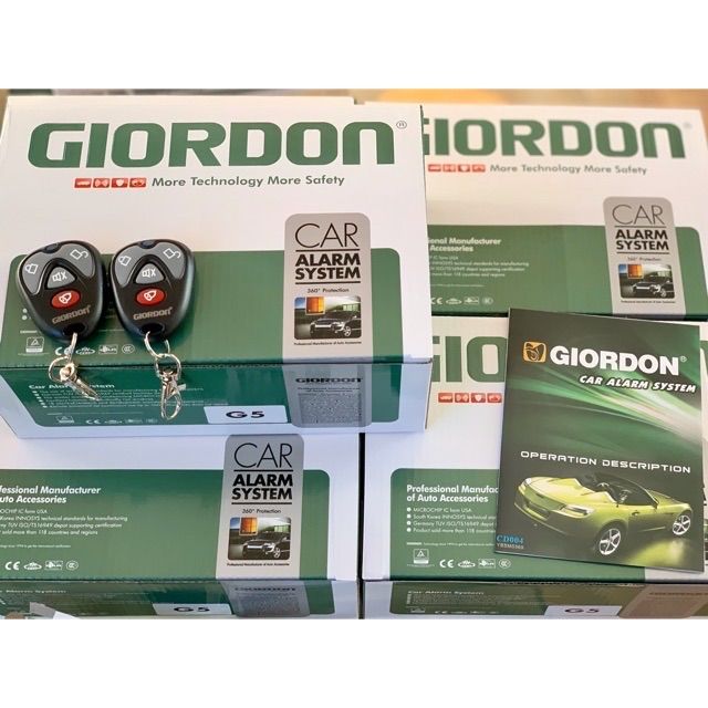 Giordon G5 car alarm NEW STOCK (UNIVERSAL) | Lazada PH