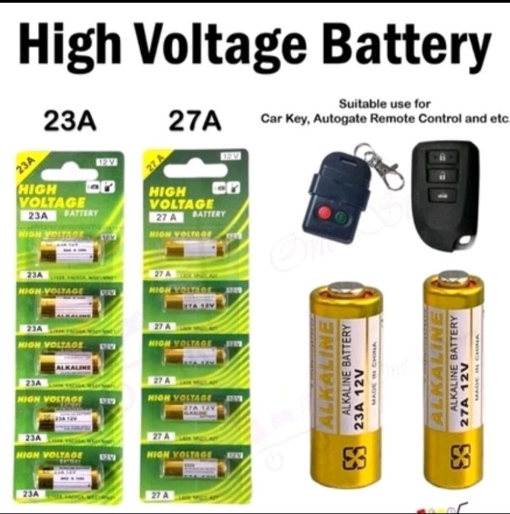 23A/27A Battery 12V Primary Dry Alkaline Battery | Lazada Singapore