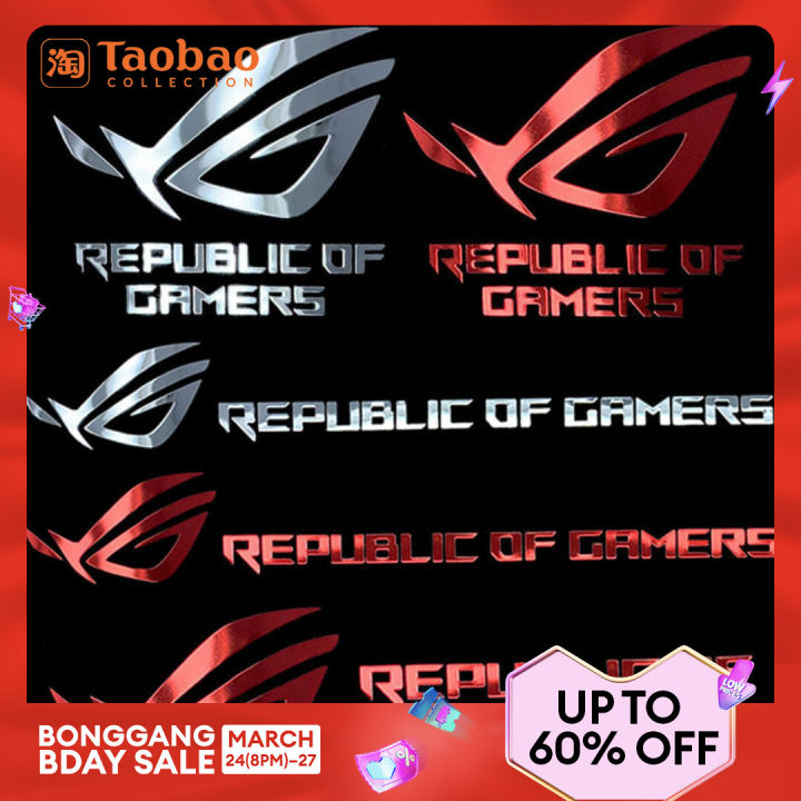 Lost Eye Rog Stickers ASUS ASUS ROG Logo Mobile Phone Laptop Case ...