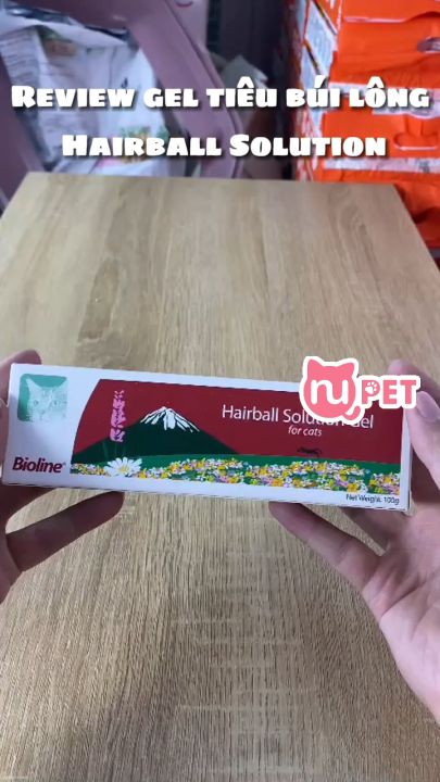 ɡel tiêu búi lông hỗ trợ tiêu hoá cho mèo Hairball solution Bioline ...