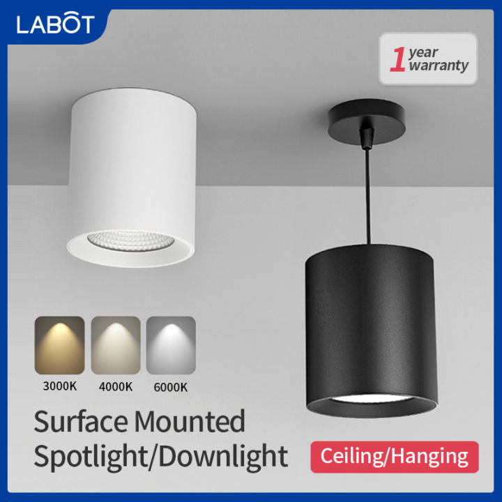 Hanging Spotlight High Bright COB Spotlight Surface Mounted Downlight ...