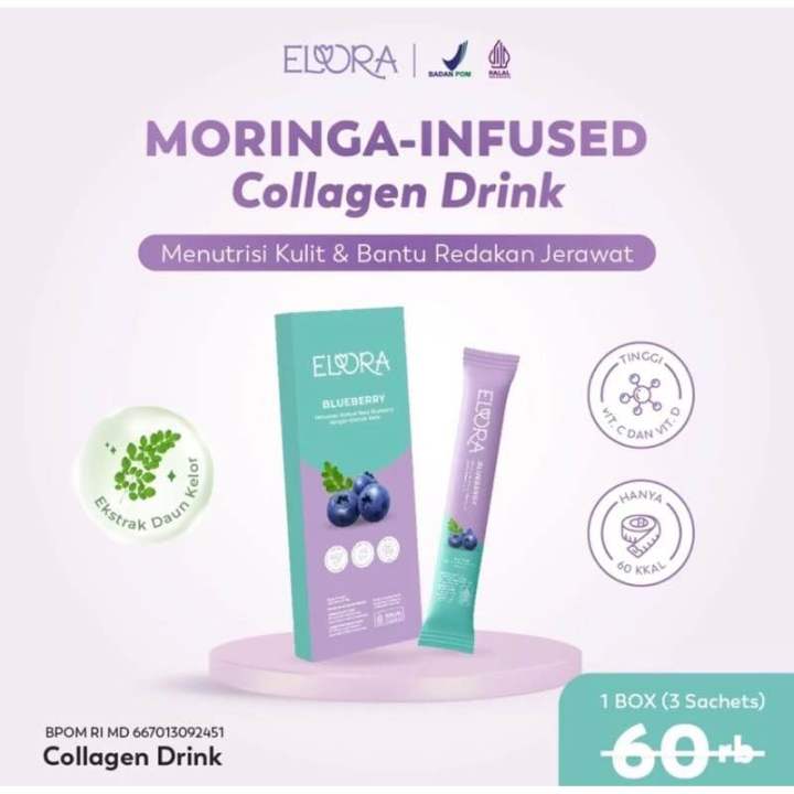 Moringa-Infused Collagen Drink 1 Box (3 Sachet) | Lazada Indonesia