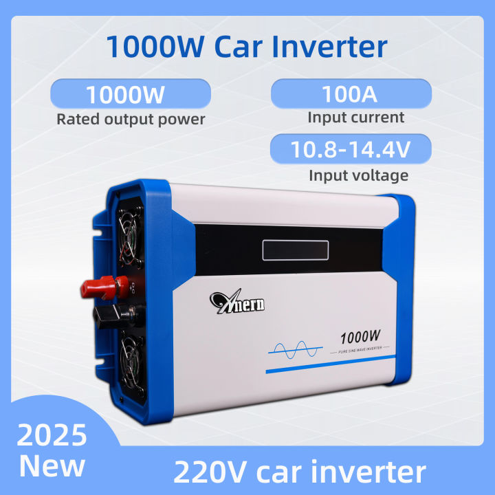 1000W 2000W Car inverter 12V to 220V 50Hz Power Inverter Multi-function ...