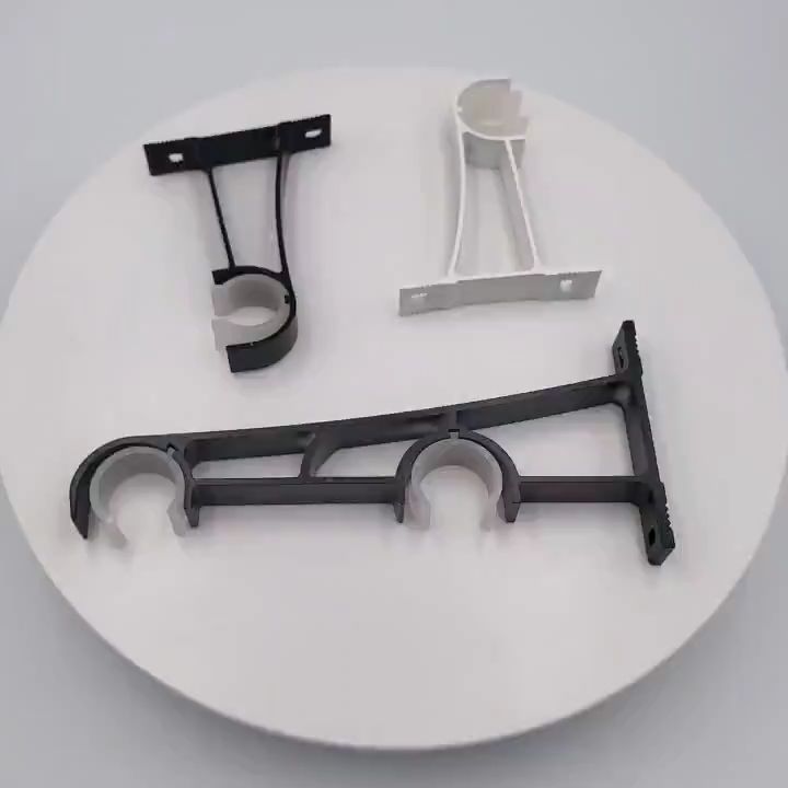 AGUA HOME 4Pcs/Set Window Curtain Rod Bracket Holder with Screws Iron ...