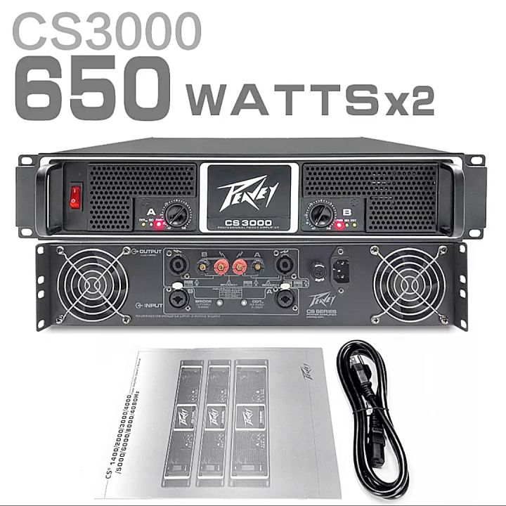 Power Amplifier Peavey CS 3000 2x650watt | Lazada Indonesia