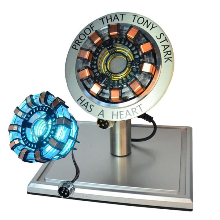 Avenger Iron Man Mk1 Arc Reactor Tony Stark Heart Of Mark รูปไฟ LED ...
