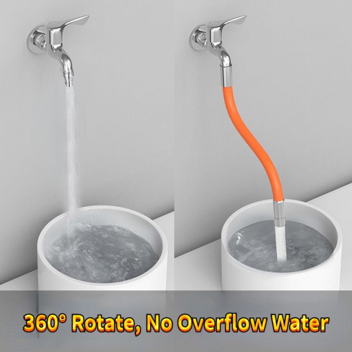 Faucet Extension Tube Extender + Adapter Universal Extension Water Pipe ...